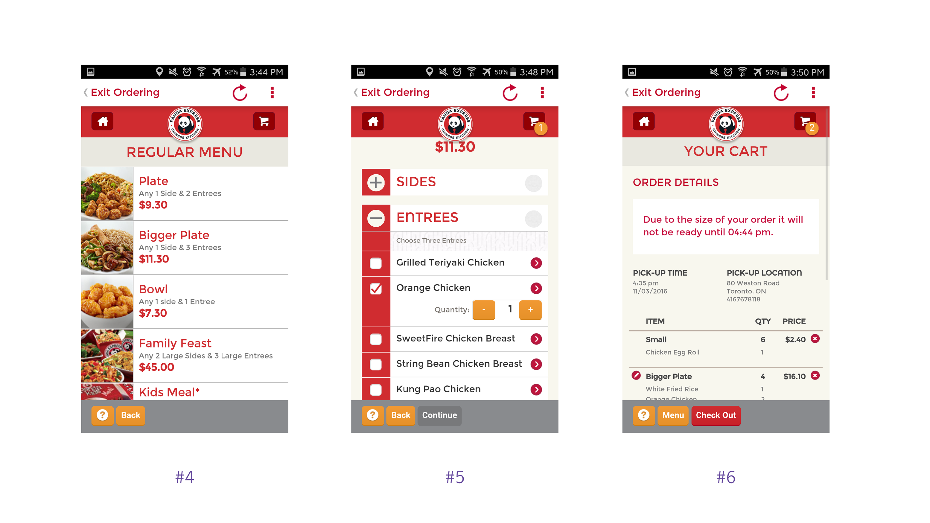 Panda Express Mobile App Redesign